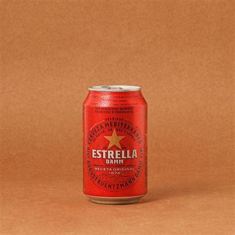 Cerveza En Lata Estrella Damm 33cl Ametller Origen