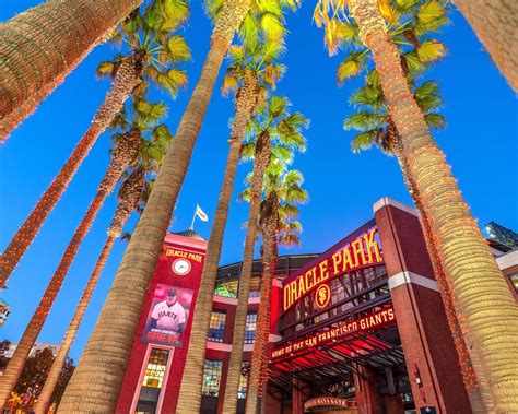 San Francisco Giants Stadium Print Oracle Park Exterior Photo