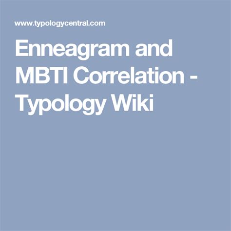 Enneagram And Mbti Correlation Typology Wiki Enneagram Enneagram 4 Typology