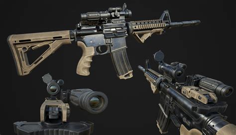 Artstation M4a1 Mobile Strike Trailer