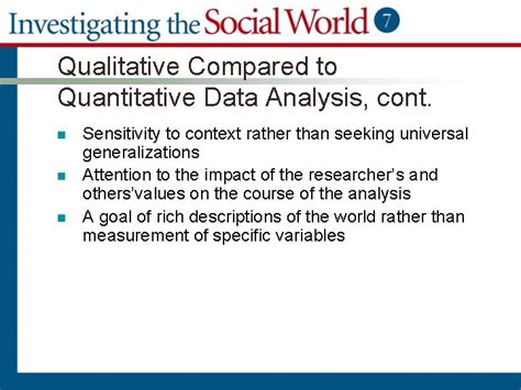 Chapter 10 Qualitative Data Analysis Features Of Qualitative