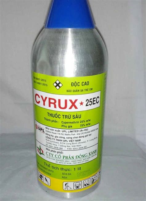 Thuốc Trừ Sâu Cyrux 25ec đặc Trị Sâu Xanh Rầy Cho Cây Trồng