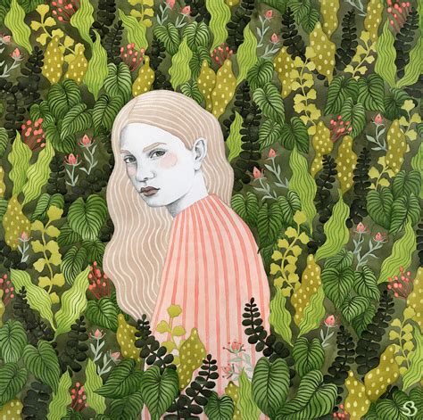 Dizzying Patterns Envelop Imagined Characters In Portraits By Sofia