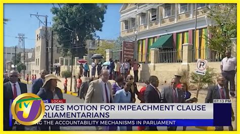 Jamp Moves Motion For Impeachment Clause For Parliamentarians Tvj