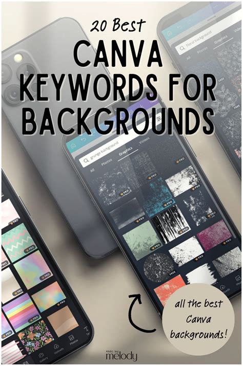 20 Best Canva Elements Keywords For Backgrounds Canva Tutorial Instagram Template Graphic
