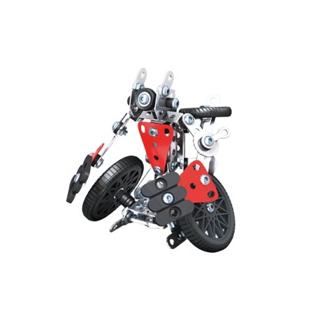 Metallic Assembly Building Block Model Set 5 Combinations Racing Car Tricycle Motorbike