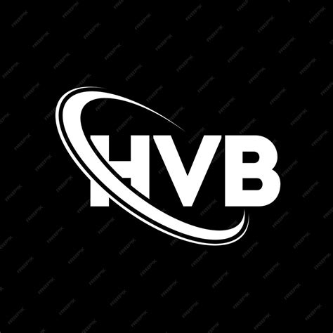 Premium Vector Hvb Logo Hvb Letter Hvb Letter Logo Design Initials Hvb Logo Linked With Circle