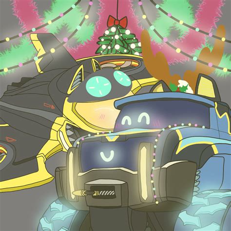 Batwing X Buff Kiss Under The Mistletoe By Cmanuel1 On Deviantart