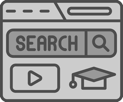 Line Filled Greyscale Icon Design 43646095 Vector Art At Vecteezy