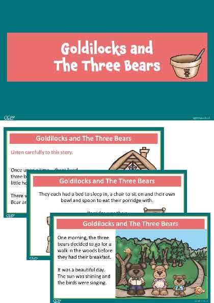 Goldilocks And The Three Bears Reception Cgp Plus