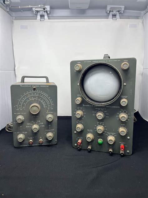 Lot 269 Heathkit Rf Signal Generator And Laboratory Oscilloscope