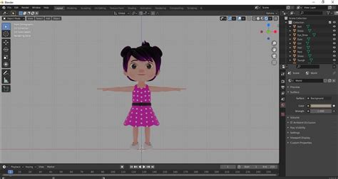 Cocomelon Yoyo Girl Character 3d Model 3d Model Rigged Cgtrader