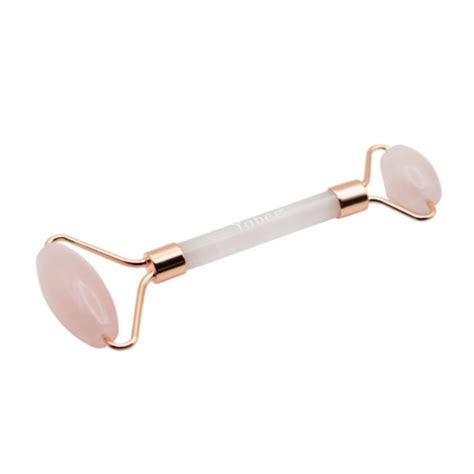 Rose Quartz Face Roller Deluxe Facial Massage Tool Yobee Care