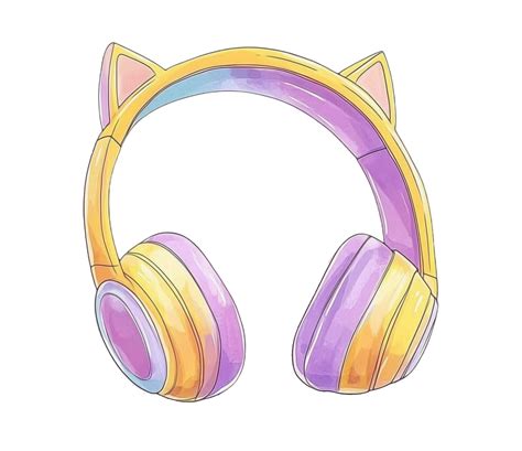 猫耳耳机可爱元素