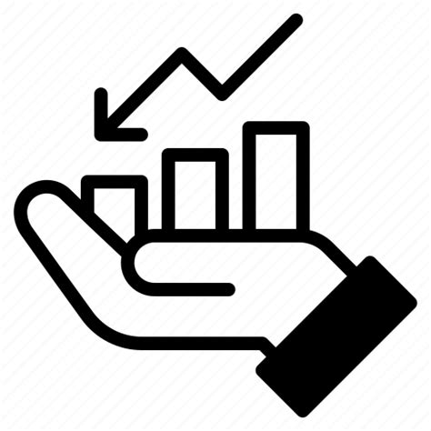 Investment Decrease Loss Crisis Recession Bar Chart Icon Download On Iconfinder