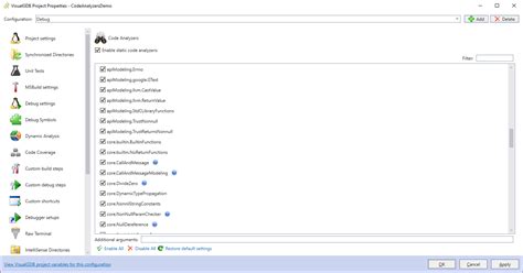 Using Static Code Analyzers With Visualgdb Visualgdb Documentation