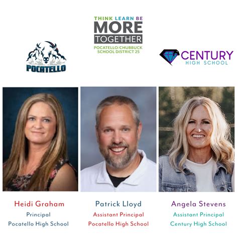 Pcsd 25 Announces New Leadership For Pocatello And Century High Schools