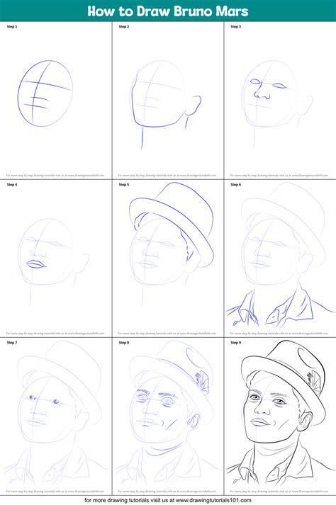 Bruno Mars Cartoon Drawing Bruno Mars Artists Vintage Style