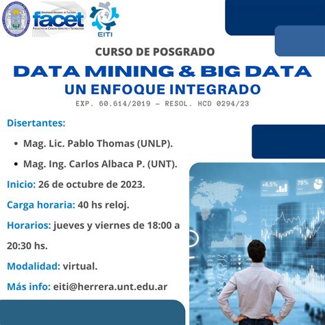 Curso De Posgrado “data Mining And Big Data Un Enfoque Integrado” Facet Informa