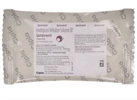Ipravent Respules Cipla At ₹ 40pack In Nagpur Id 27429220330