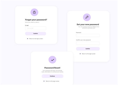 New Password Reset Password Forms By Sarah Figueredo On Dribbble