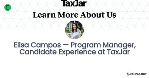Elisa Campos — Program Manager Candidate Experience At Taxjar Comparably