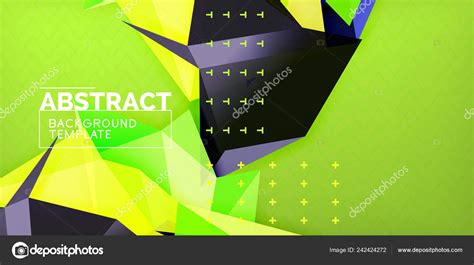 Triangular Low Poly Background Design Stock Vector By ©akomov 242424272