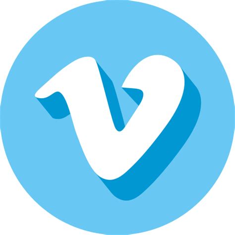 Vimeo Logo Generic Circular Icon