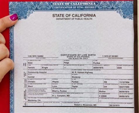 California Vital Records Birth Certificate Online Meryexo