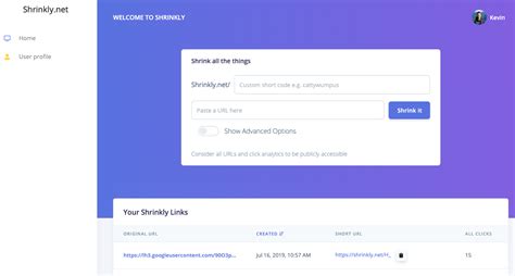 Github Kevinroberts Shrinkly Url Shortener Shrinkly Is A Url