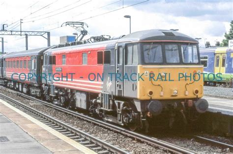 Uk Railway Photograph Of Class 86 86233 Rm86 366 £170 Picclick Uk