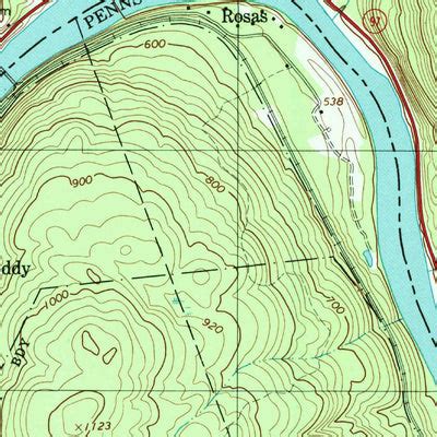 Pond Eddy Ny Pa 1997 24000 Scale Map By United States Geological
