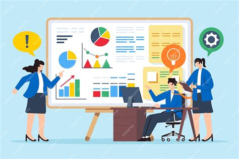 Premium Vector Flat Illustration Of Professionals Brainstorming Solutions To Overcome Business