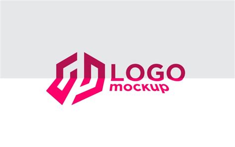 Tiled Logo Mockup Template 401379 Templatemonster