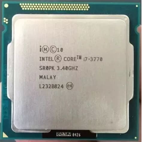 Procesador Intel I7 3770 Socket 1155 Mercadolibre