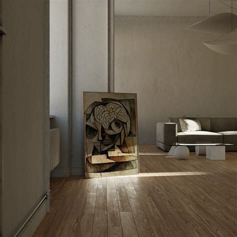 Brain Anatomy Picasso Style Art