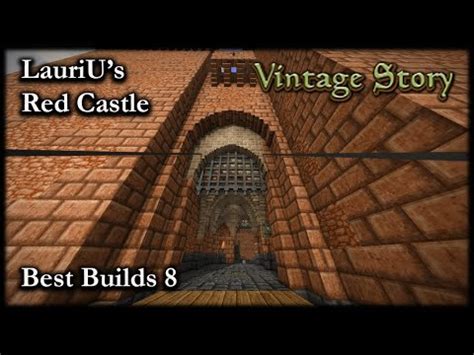 Vintage Story Best Builds 8 Laurius Red Castle Youtube