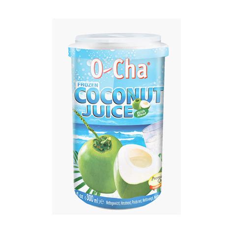Ocha Frozen Coconut Juice Cup 300ml 120757 T D Trading Pty Ltd