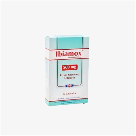 Ibiamox 500 Mg 12 Capsules Roshata Uae