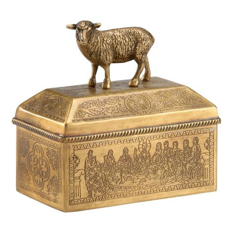Lamb Brass Box Chairish