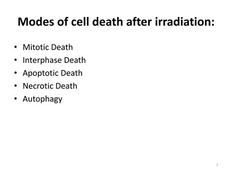 Radiation Effect On Cell Pptx