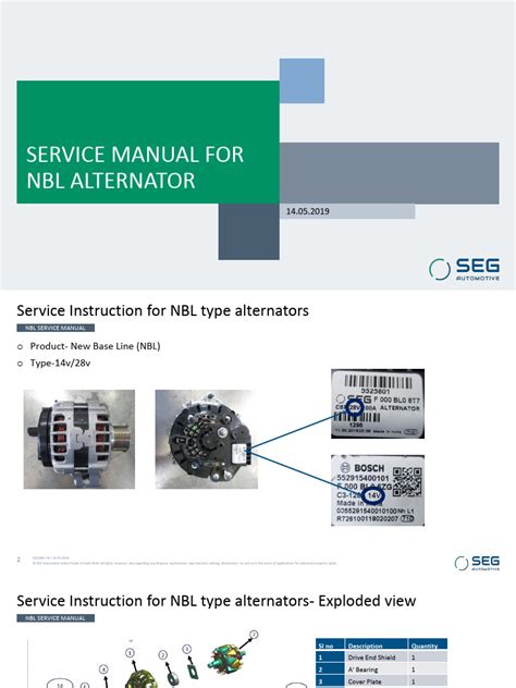 Nbl Alternator Service Manual Pdf Diode Rectifier