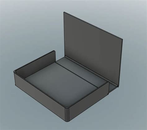 Print In Place 35hard Drive Case 35英寸硬盘收纳盒 Free 3d Print Model