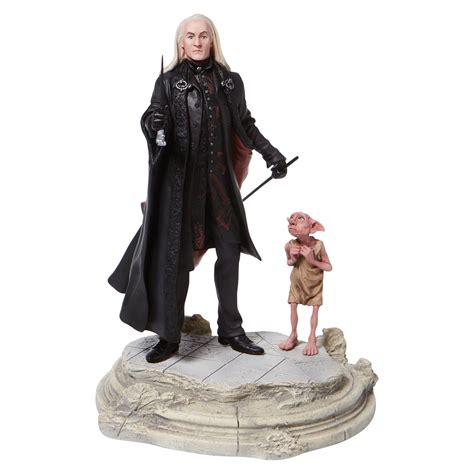 Enesco Harry Potter Lucious Malfoy With Dobby The Elf Figurine 10 25 Inch Multicolor For Sale