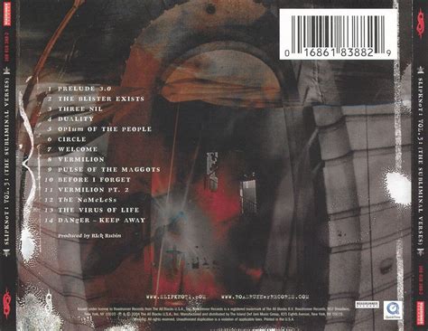 Vol 3 The Subliminal Verses Slipknot Vol 3 The Subliminal Verses