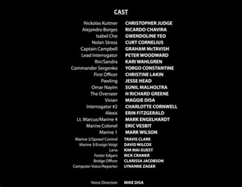 Dead Space Aftermath 2011 Movie Behind The Voice Actors