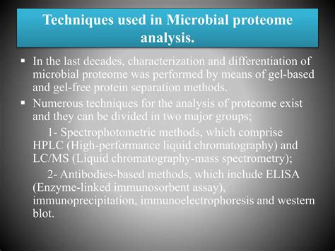 Microbial Proteomics In Biotechnology Ppt