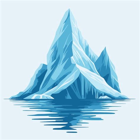Iceberg Vector Illustration 2048x2048 Premium Ai Generated Vector