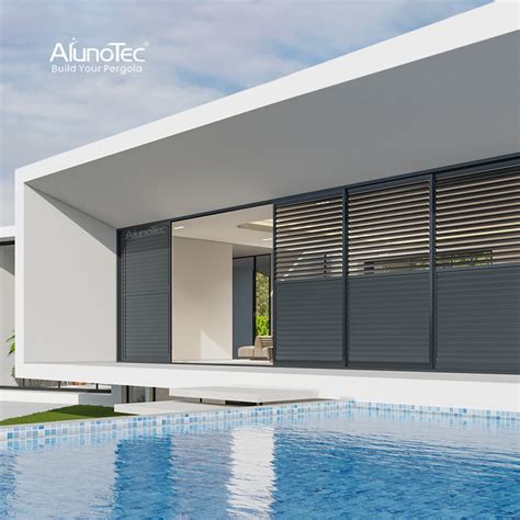 Alunotec Factory Price Garden Balcony Ventilation Waterproof Privacy