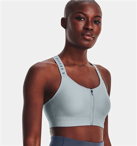 Womens Ua Infinity High Zip Sports Bra Athletski